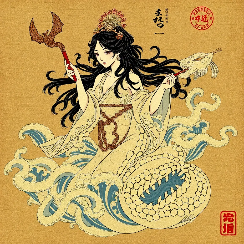 The Folklore of the Nure-onna: The Snake Woman of the Sea - Japanese ...