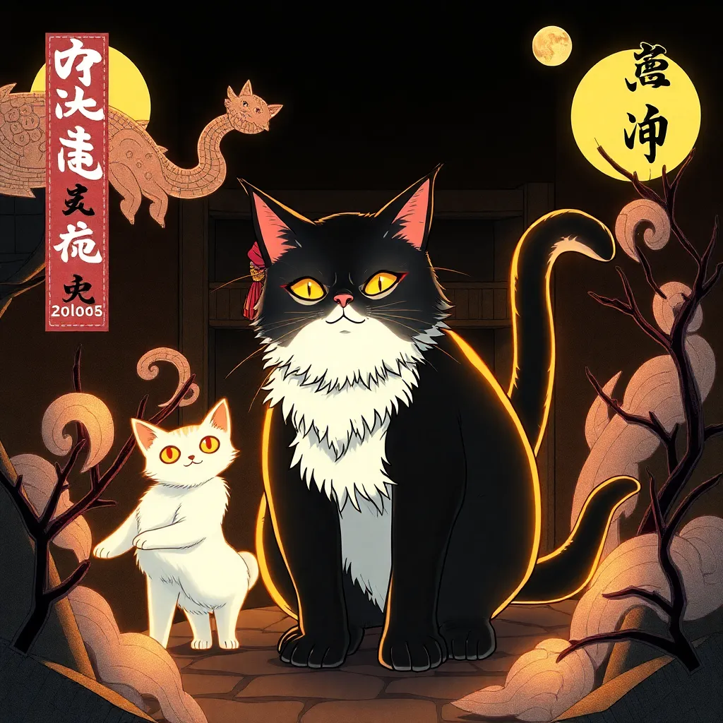 The Tale of the Nekomata: The Haunted Cat Spirits - Japanese Mythology