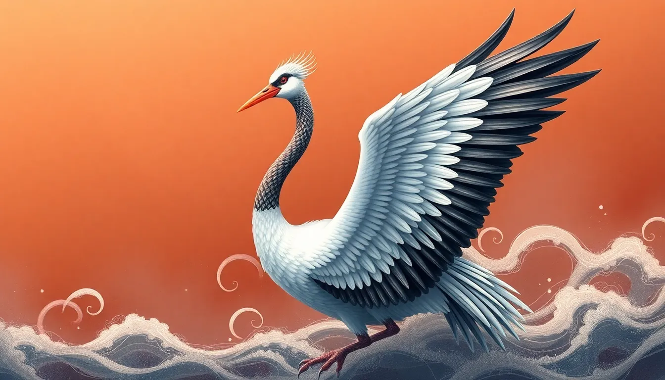 The Yamato Crane: A Symbol of Longevity in Legend - Japanese Mythology