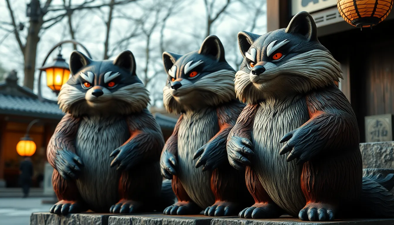 Tanuki Statues: Guardians of Homes and Businesses - Japanese Mythology