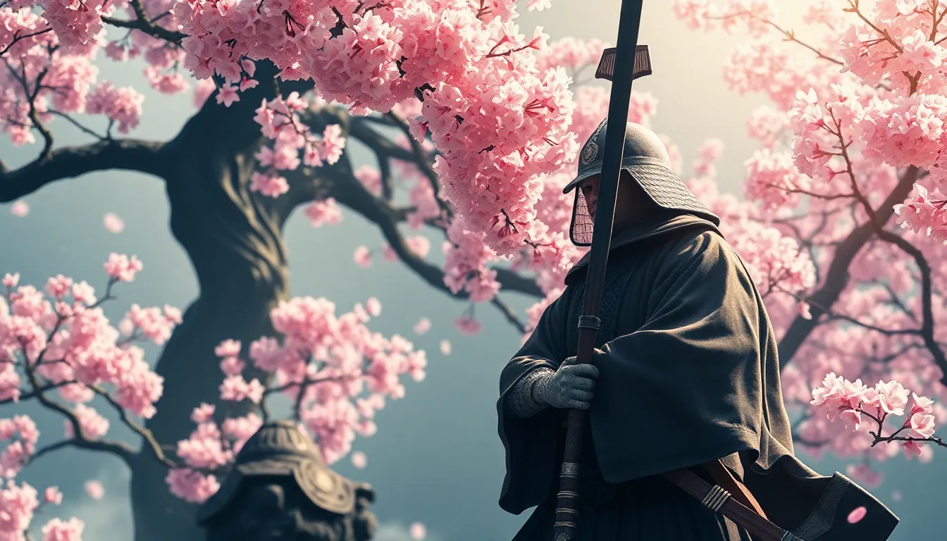 The Myth of the Samurai and the Sacred Cherry Blossom - Japanese Mythology