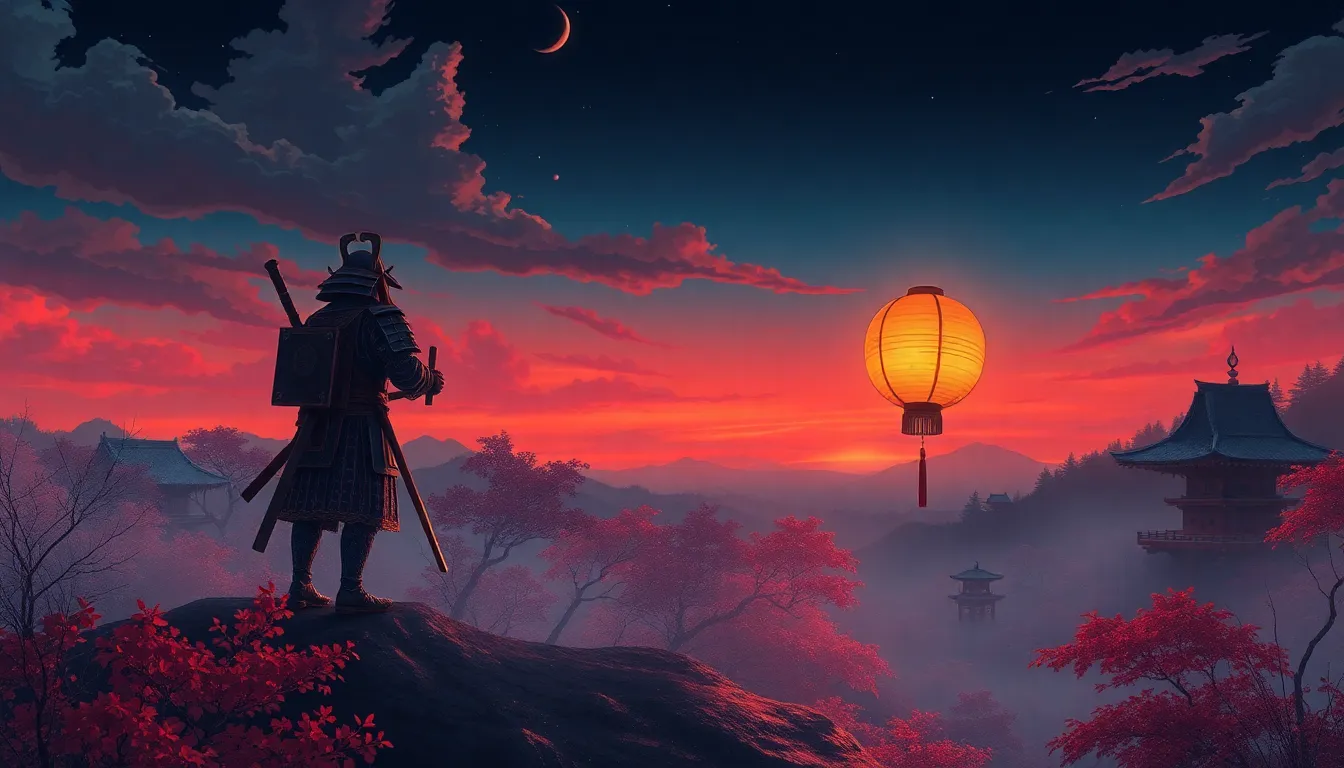 The Tale of the Samurai and the Glowing Lantern - Japanese Mythology