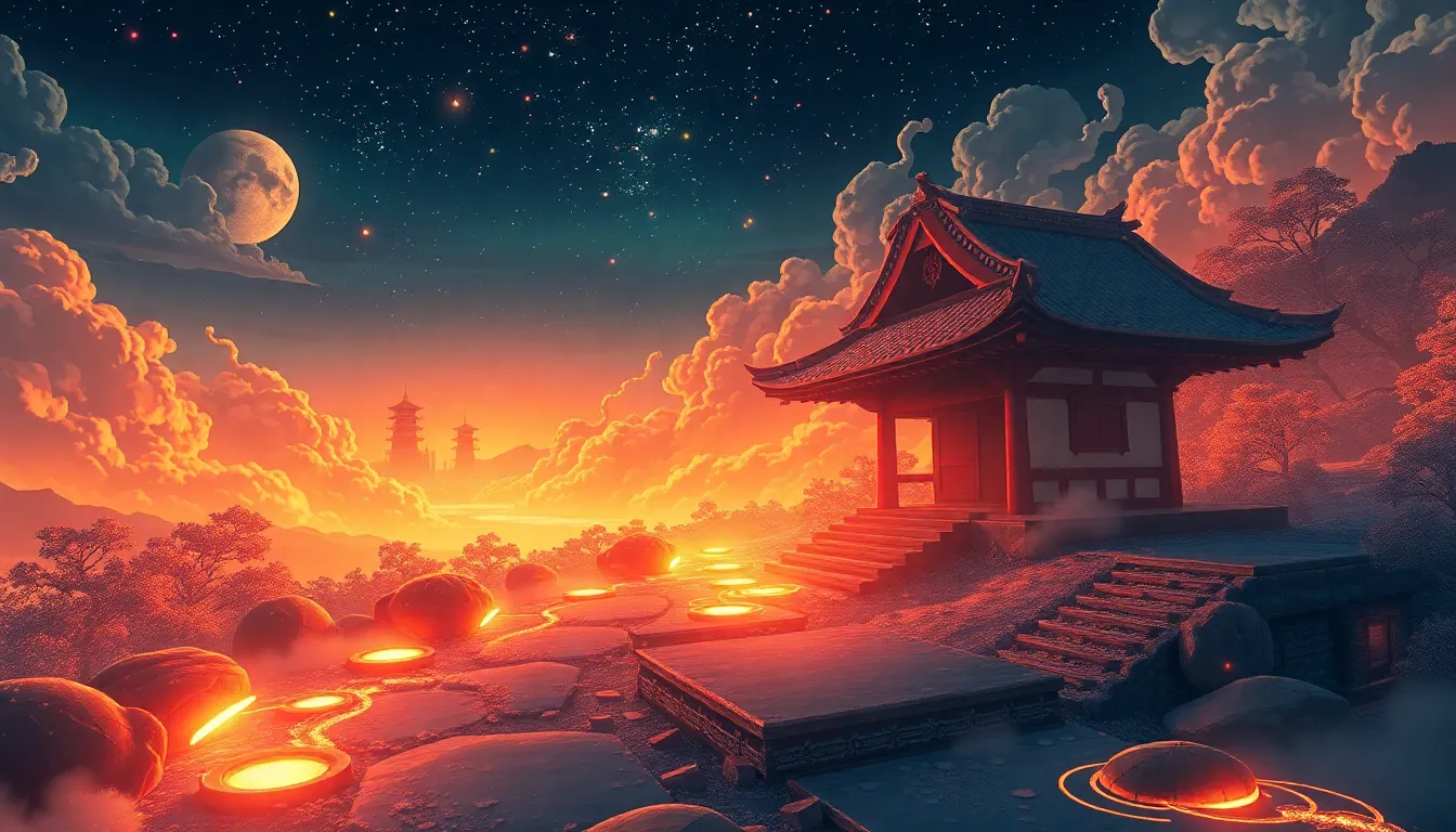 The Tale of the Samurai and the Glowing Path - Japanese Mythology