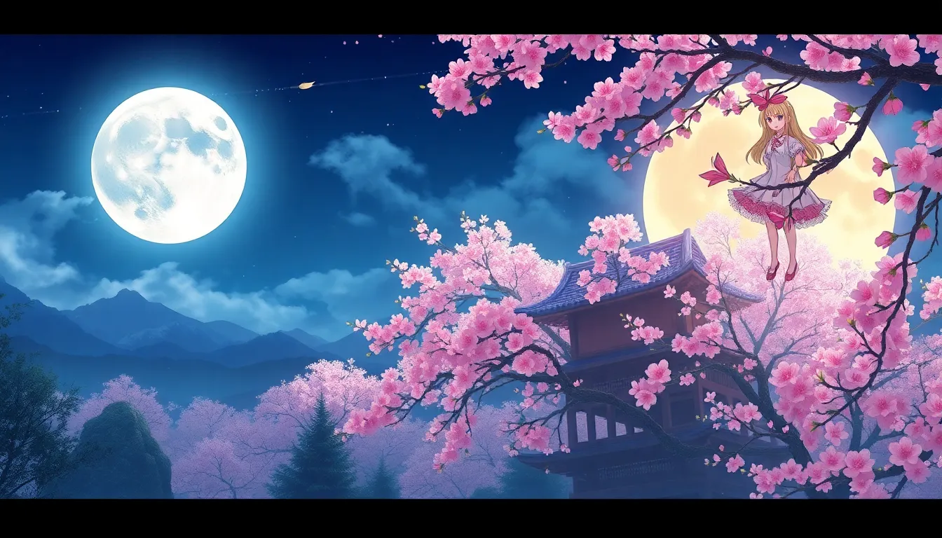 The Legend of the Moon and the Cherry Blossom: A Tale of Beauty ...