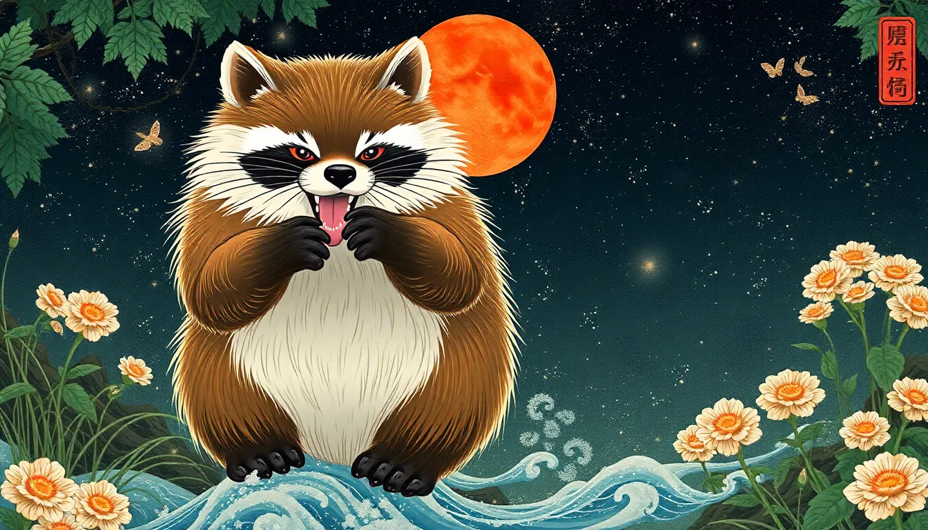 The Symbolism of the Tanuki in Japanese Art - Japanese Mythology